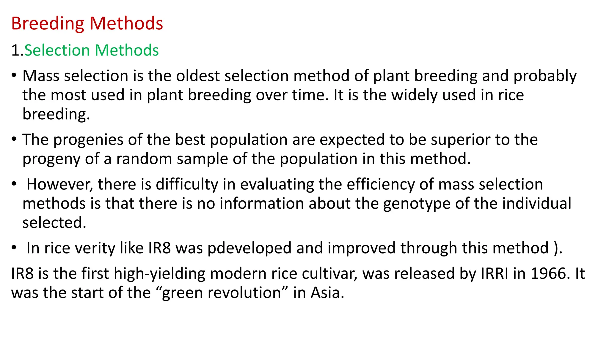Evolution and breeding in rice (kamlesh).pptx