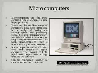 Evolution and classification of computers | PPT