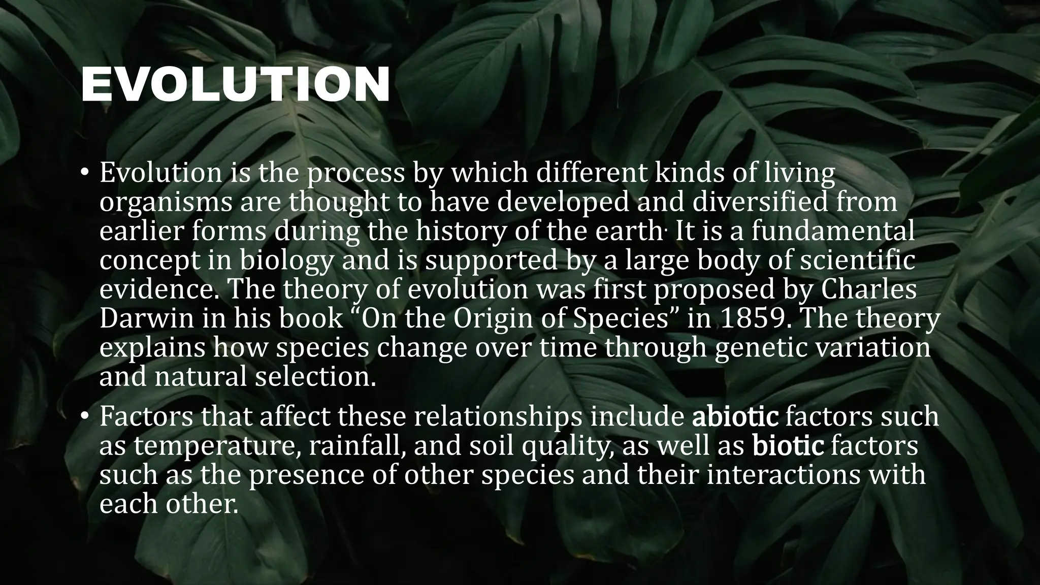 Evolution and Coevolution.pptx | Genetics | Science