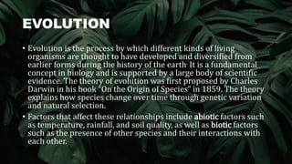 Evolution and Coevolution.pptx | Genetics | Science