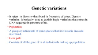 Seasonal variations, ecology and evolution | PPTX