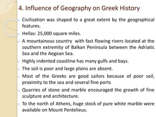 Evolution and features of greek culture | PPT