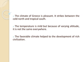 Evolution and features of greek culture | PPT