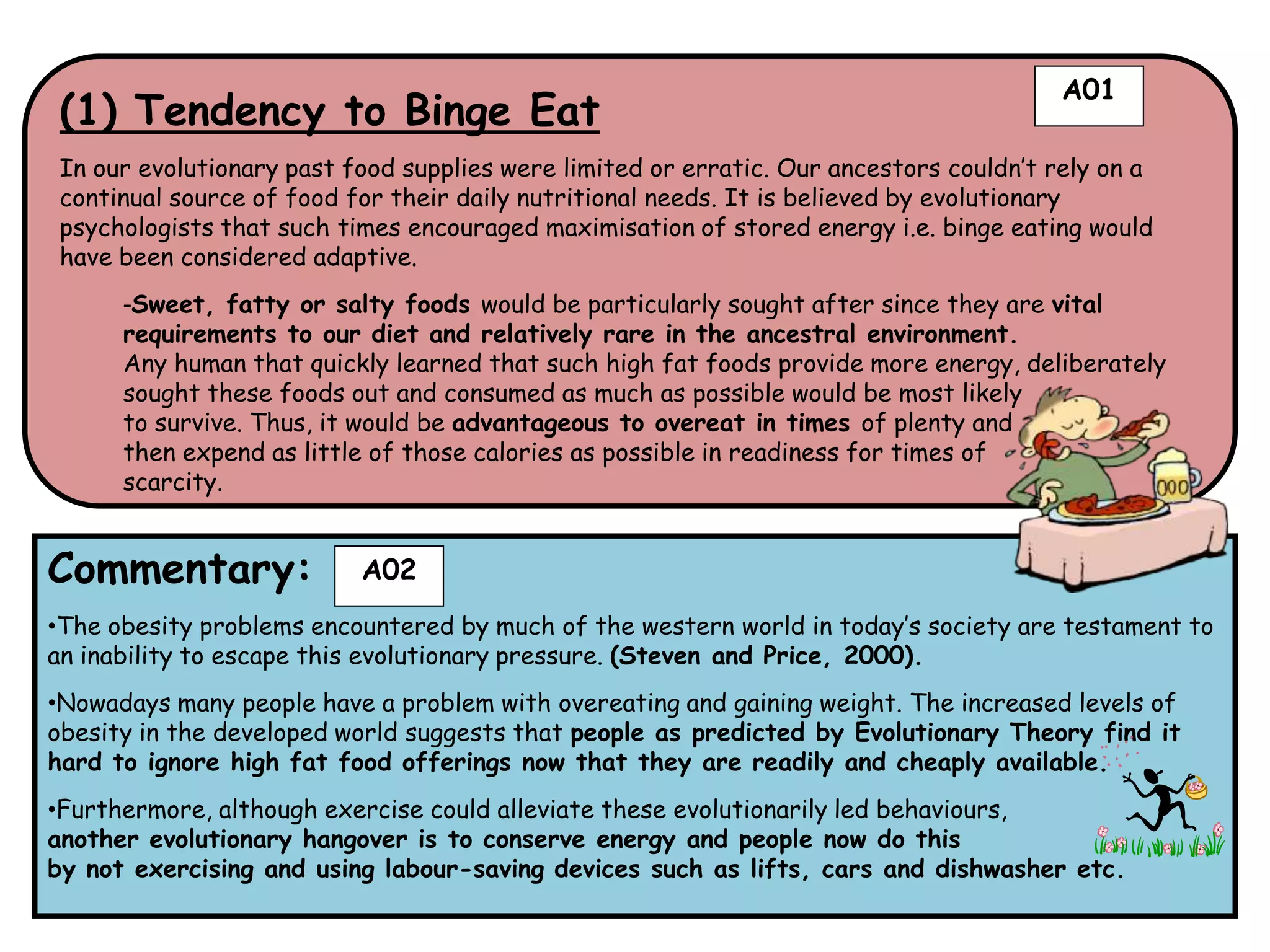 Eating: Evolution and food A2 | PDF