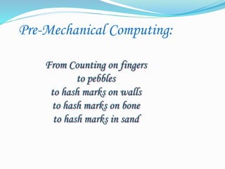 Evolution and history of computer | PPT