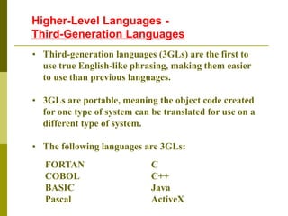 Evolution and History of Programming Languages - Software/Hardware ...