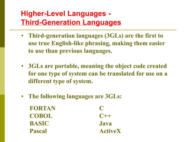 Evolution and History of Programming Languages - Software/Hardware ...