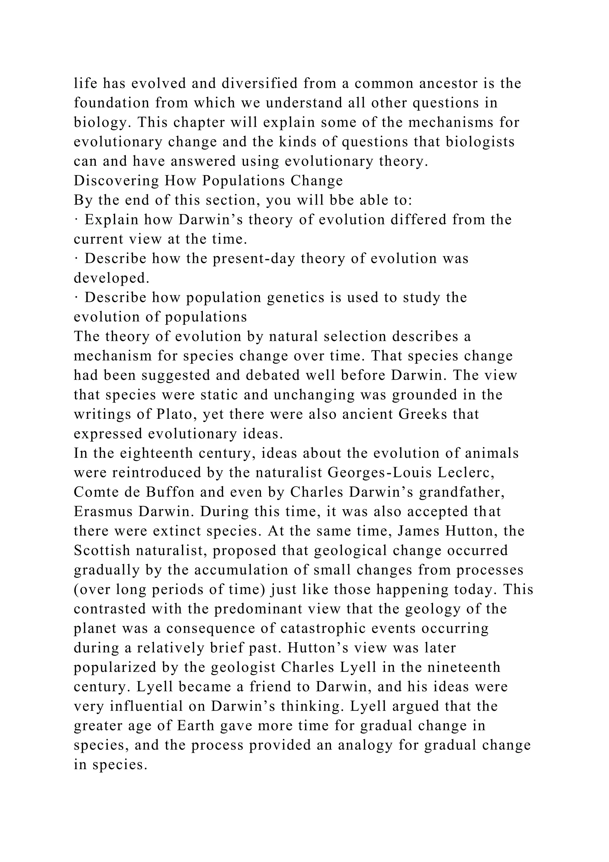 Evolution and Its ProcessesFigure 1 Diversity of Life on Eart.docx