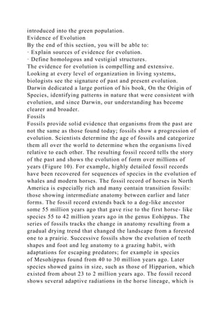 Evolution and Its ProcessesFigure 1 Diversity of Life on Eart.docx