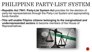 Evolution and Nature of Philippine Political Party | PPTX