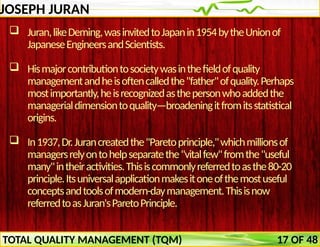 Evolution and THE-GURUS-OF-TQM.pptx..... | PPTX