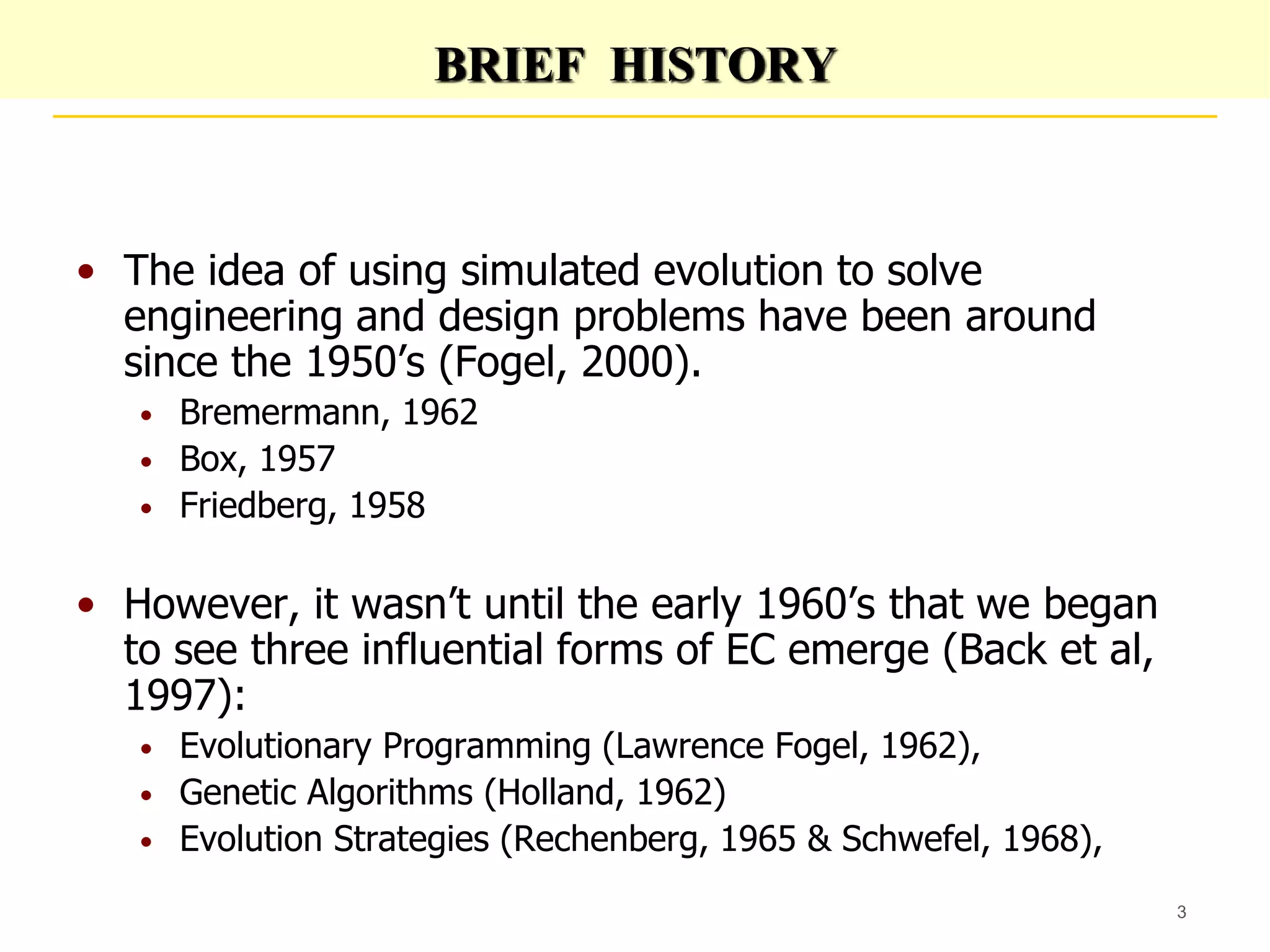 Evolutionary Algorithms Ppt