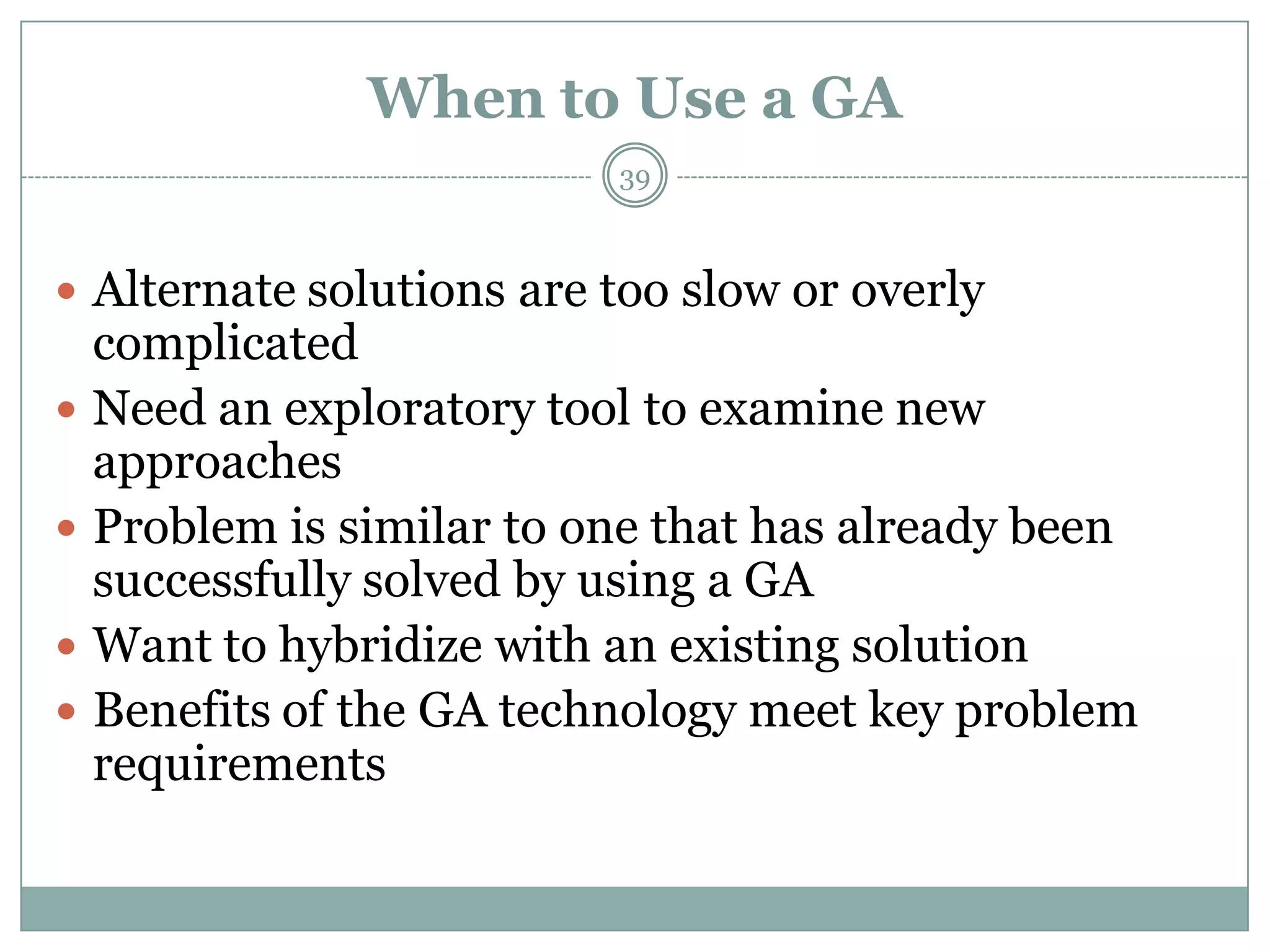 Evolutionary Algorithms And Their Applications In Civil Engineering 1 Ppt