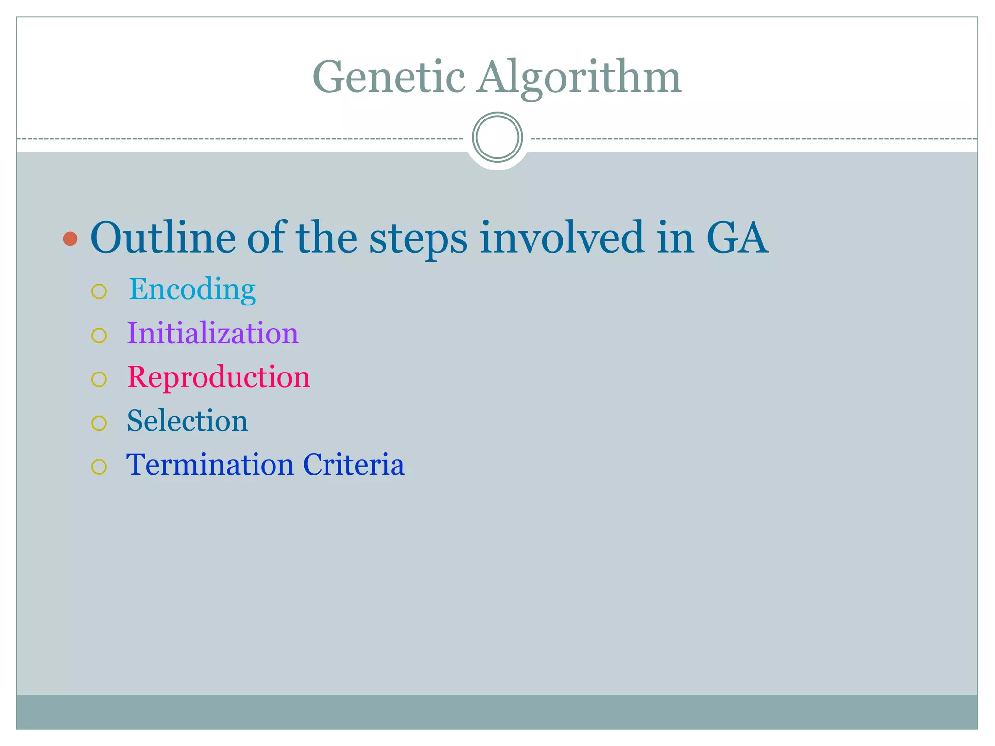 Evolutionary Algorithms and their Applications in Civil Engineering - 1 ...