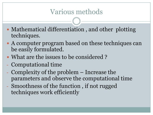 Evolutionary Algorithms And Their Applications In Civil Engineering 1 Ppt