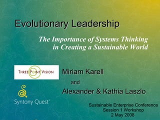 Evolutionary Leadership | PPT