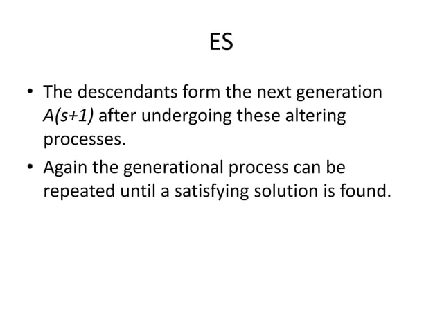 Evolutionary Algorithms | PPTX | Programming Languages | Computing