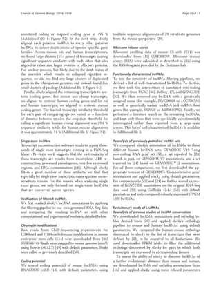 Evolutionary analysis across mammals reveals distinct classes of long ...