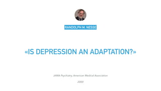 Evolutionary approach to depression | PDF
