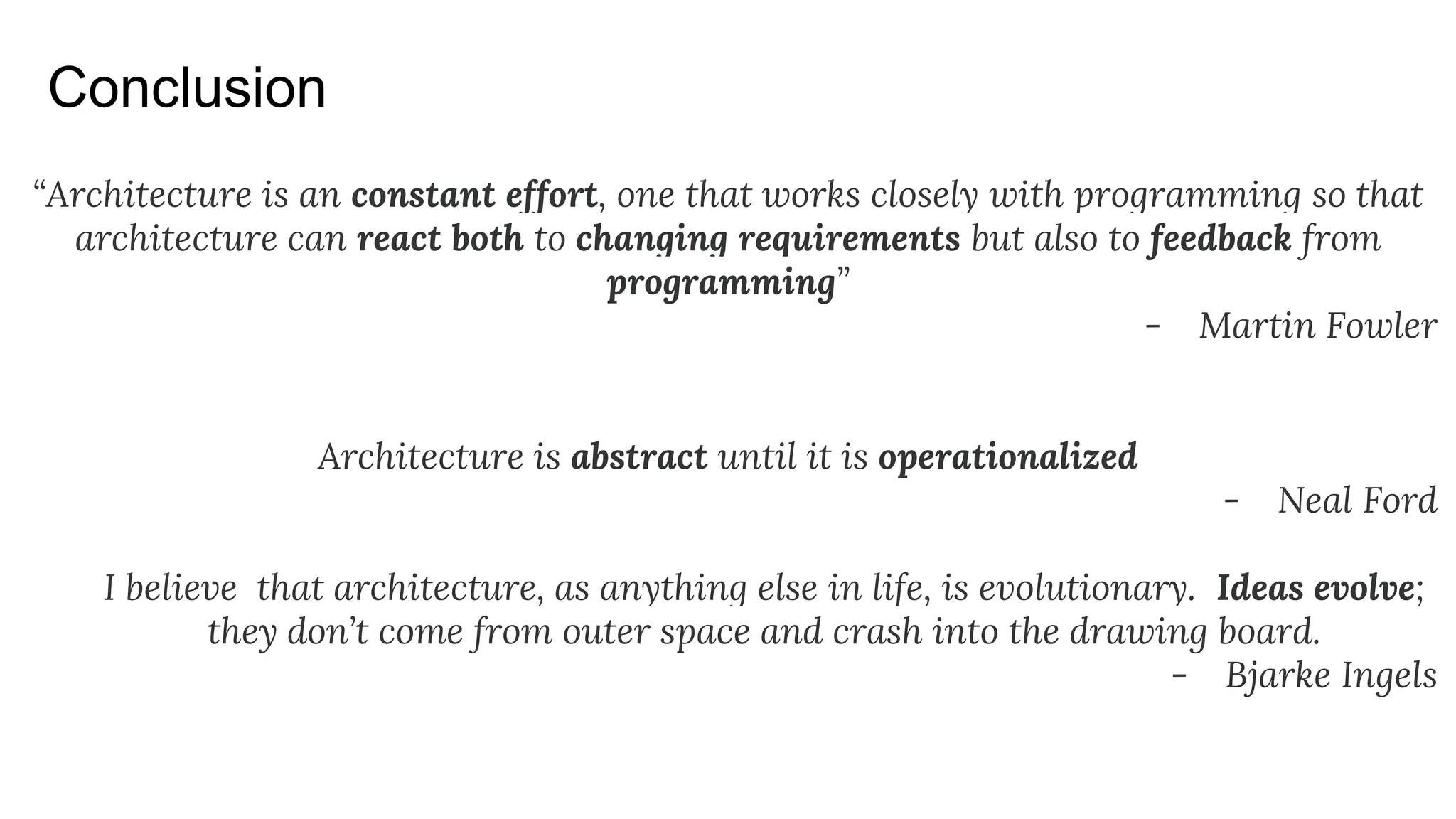 Evolutionary architecture | PPTX
