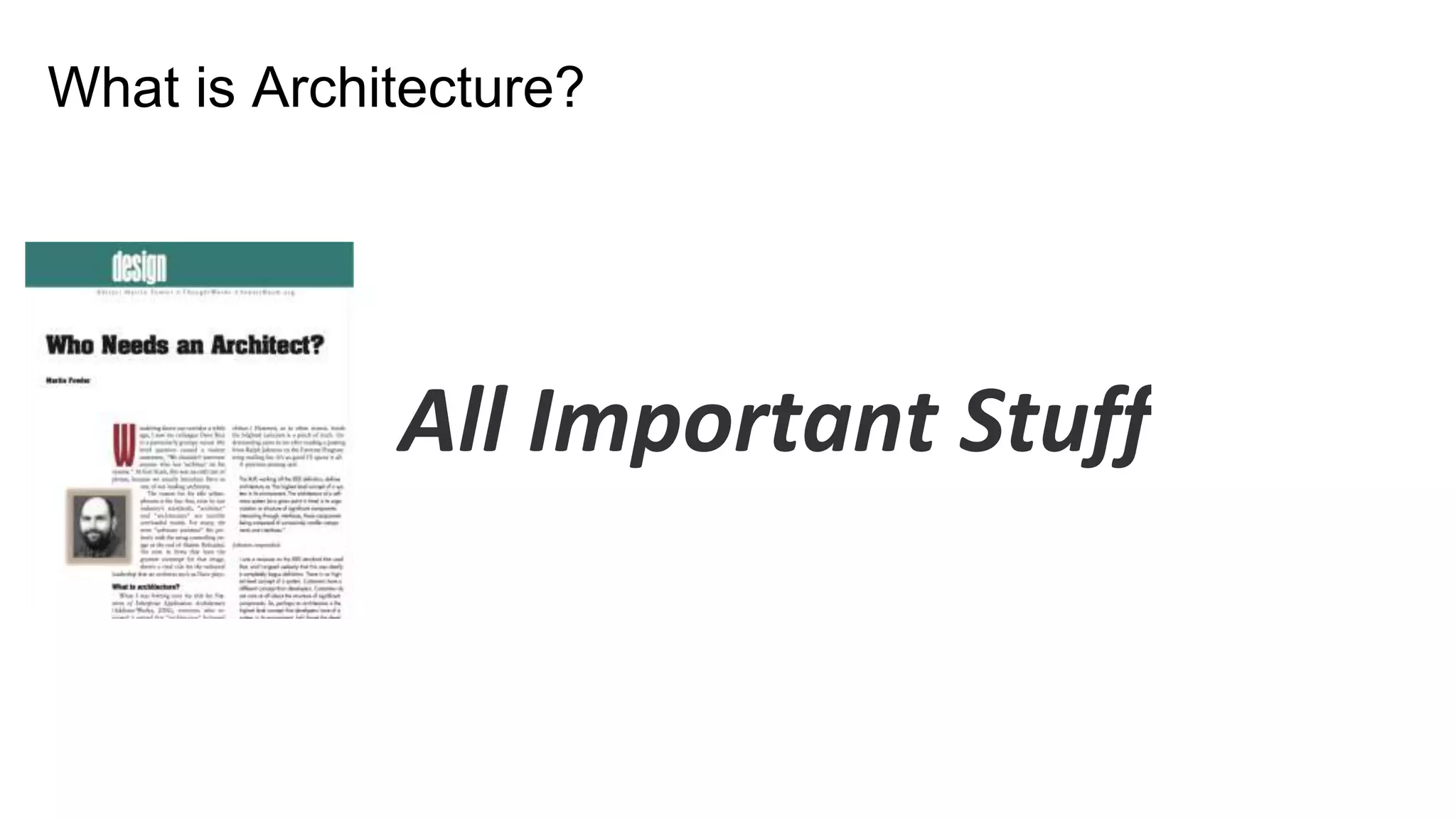 Evolutionary architecture | PPTX