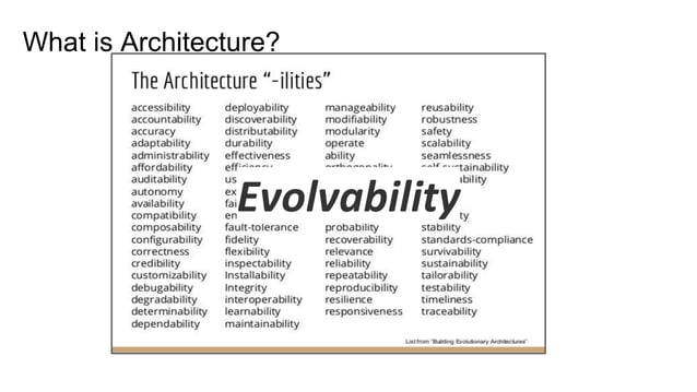 Evolutionary architecture | PPTX
