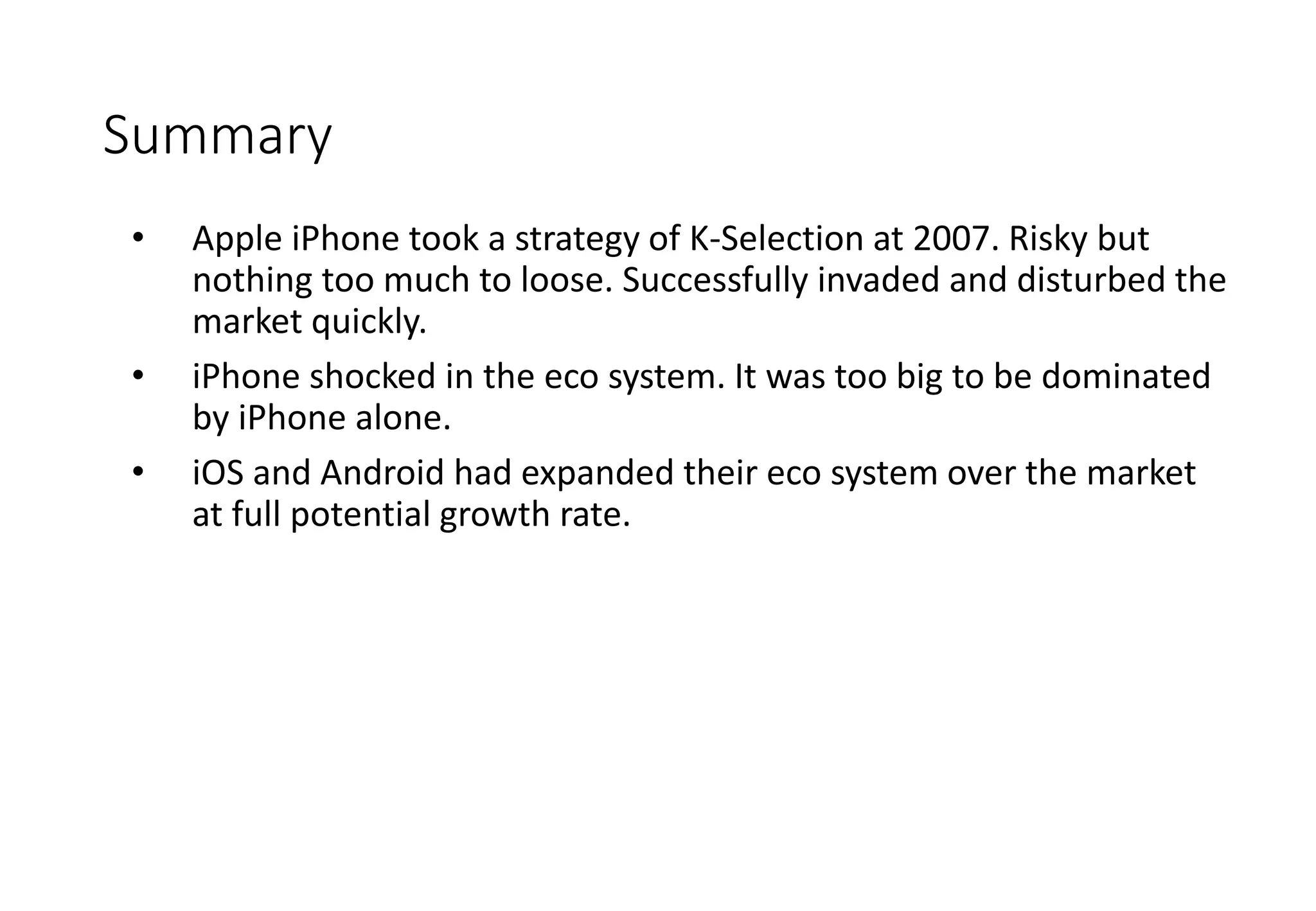 Evolutionary biology for mobile phone strategy | PPT | Free Download