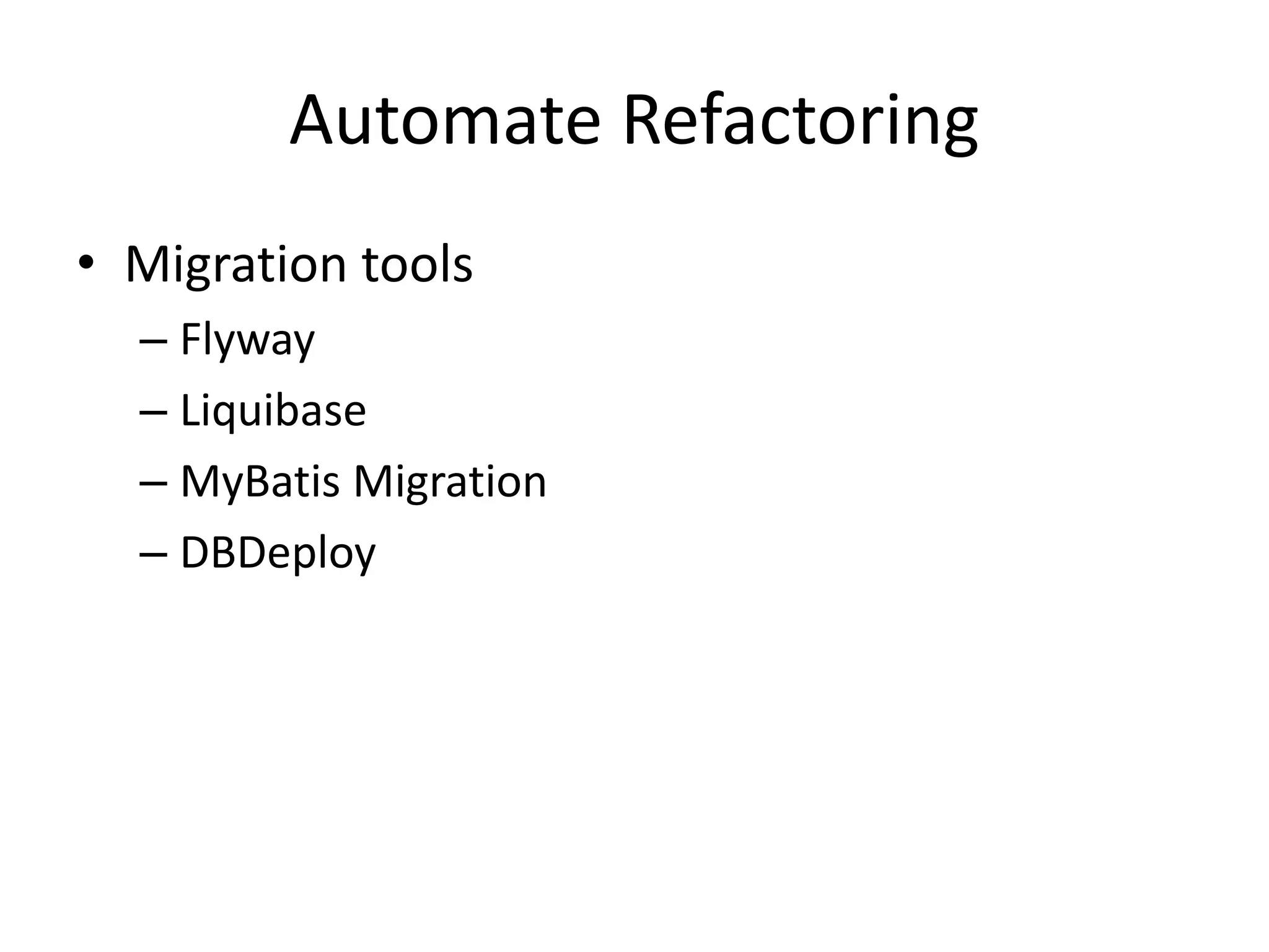 Evolutionary database design | PPT