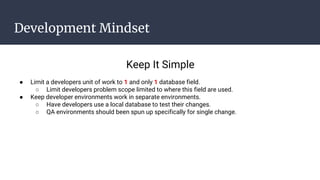 Evolutionary database design | PPTX | Databases | Computer Software and Applications