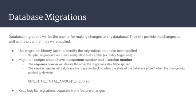Evolutionary Database Design Ppt