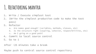 Evolutionary Design - Refactoring Heuristics | PDF