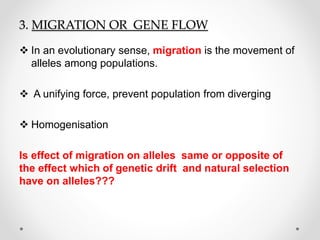 Evolutionary forces | PPTX
