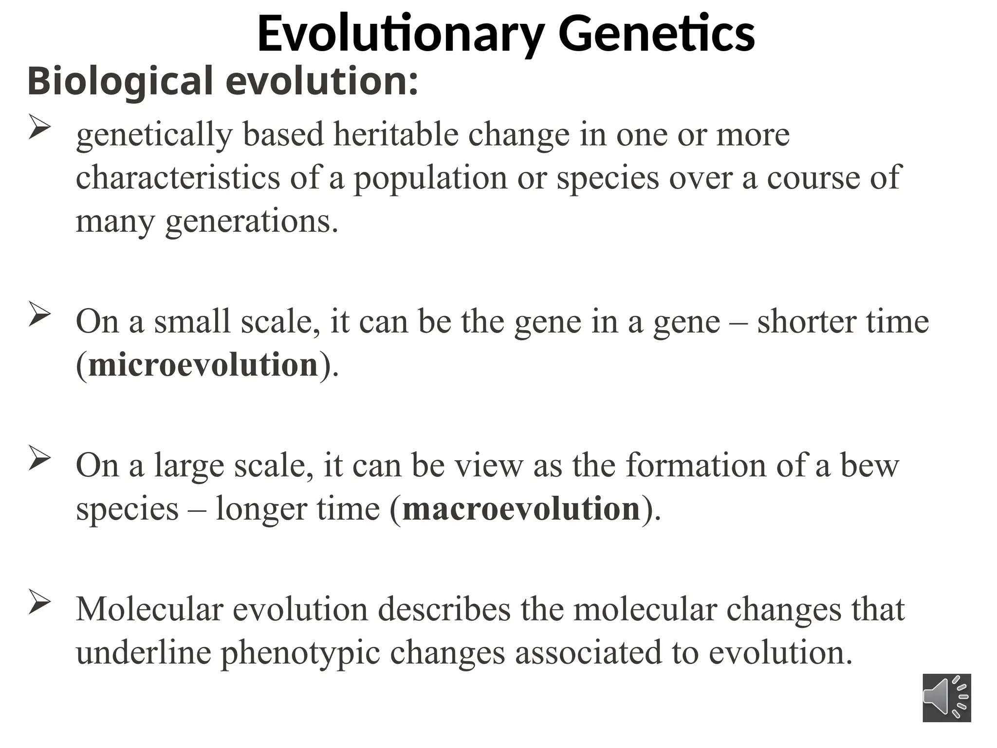 Evolutionary Genetics 1 2022.ppsx ppt pdf | PPT