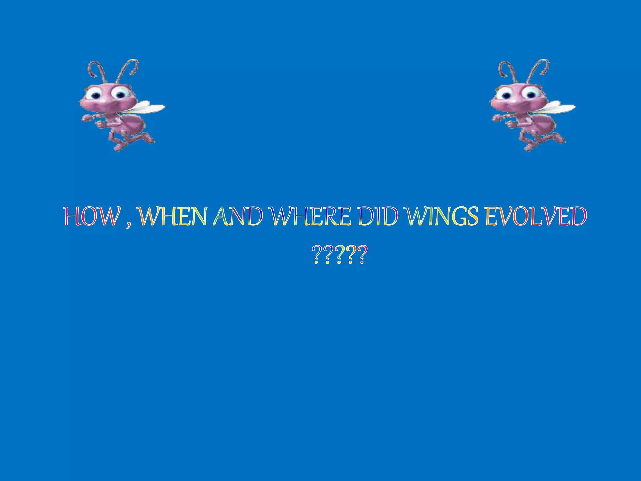 Evolutionary history of insects | PPTX