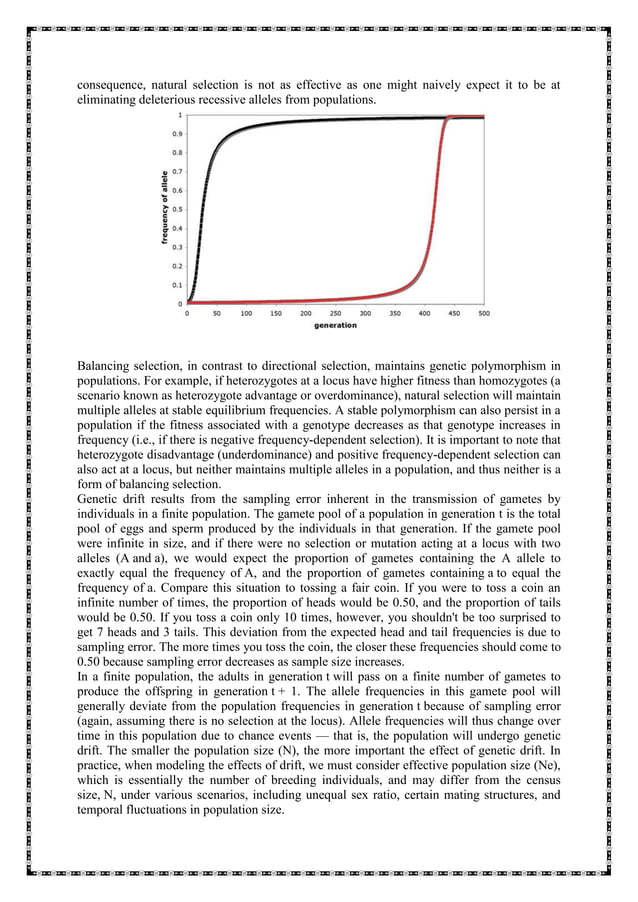 Evolutionary mechanisms population size, genetic drift, gene flow | PDF