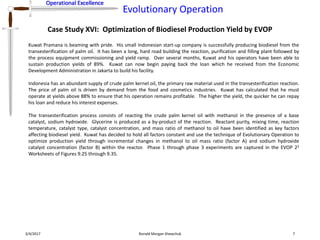 Evolutionary Operation | PPTX
