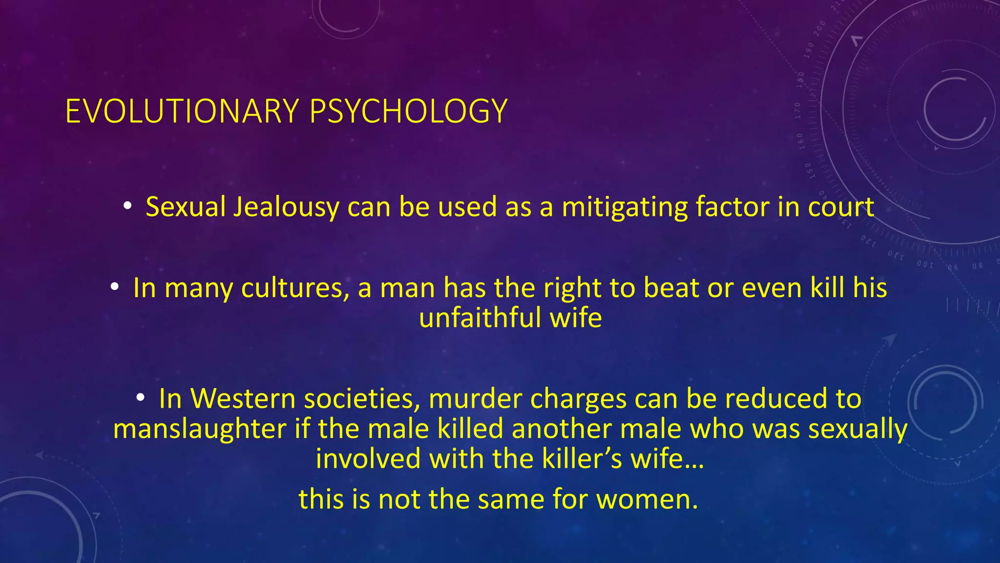 Evolutionary psychology - Aggression | PPTX