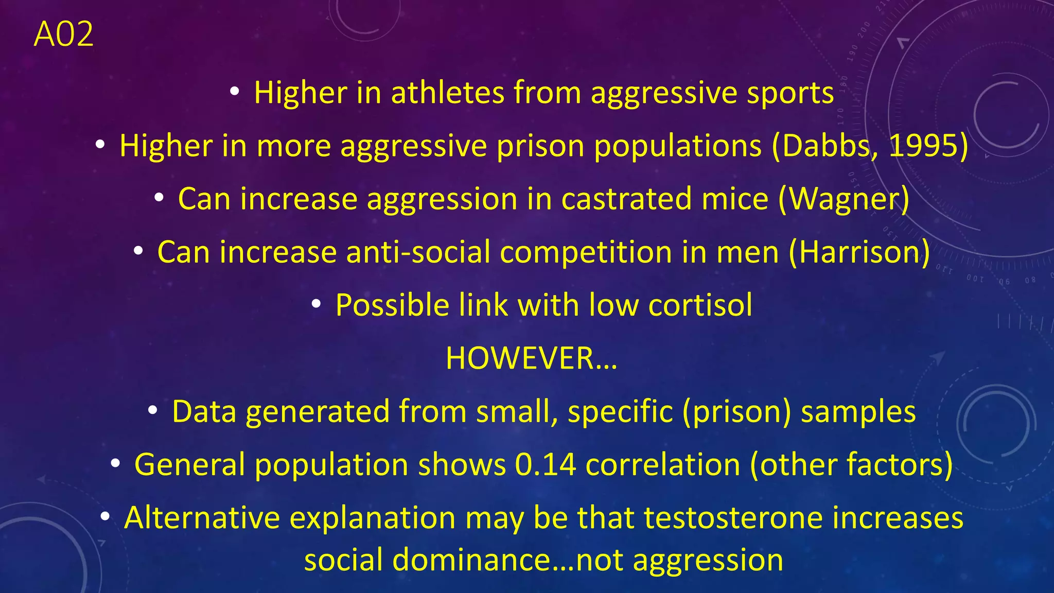 Evolutionary psychology - Aggression | PPTX