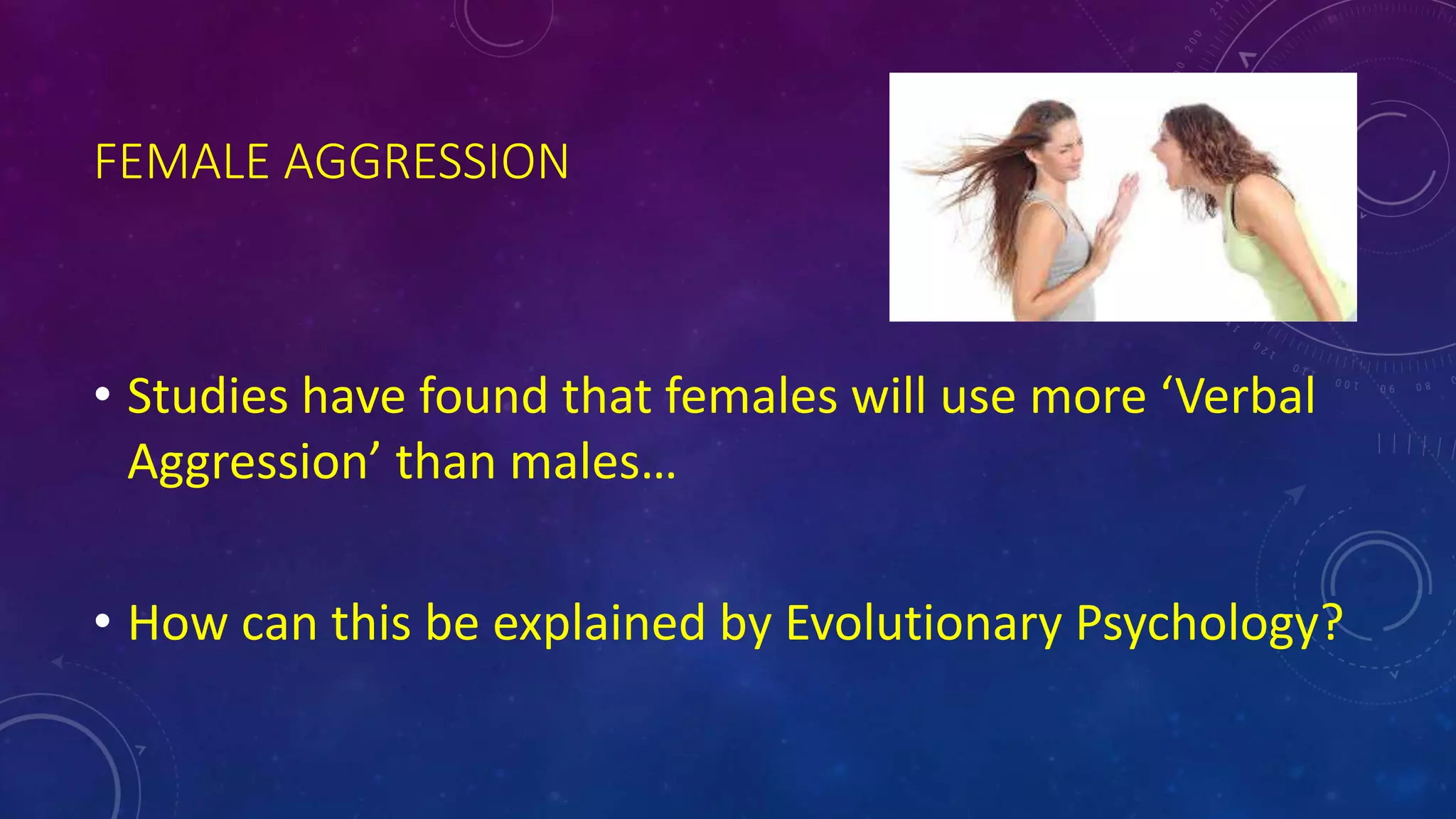 Evolutionary psychology - Aggression | PPTX