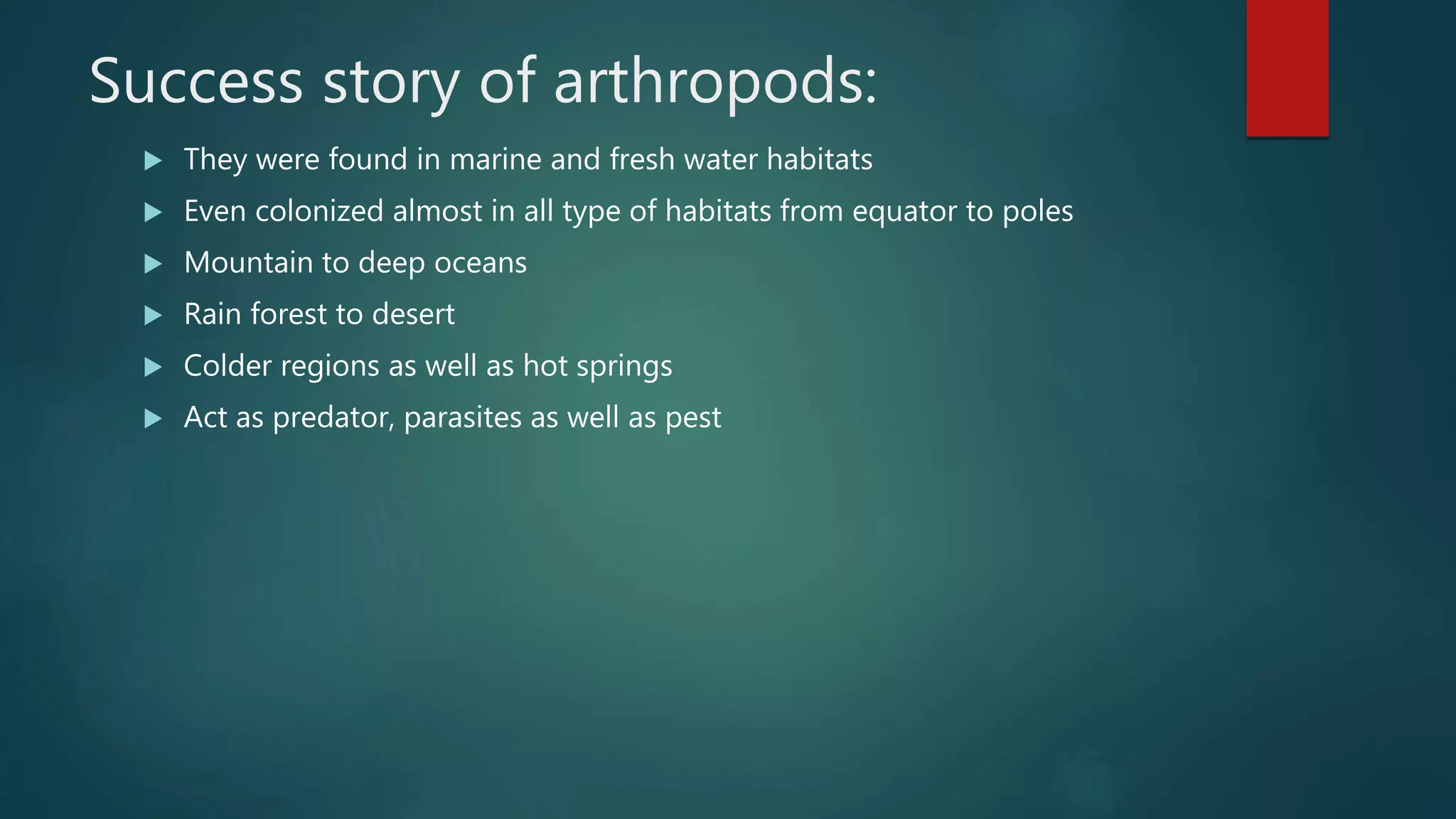 Evolutionary relationship of phylum Arthropda and class insecta | PPTX