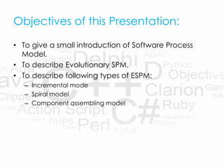 Evolutionary Software Process Module in Easy Terminology by Taha Shahid ...