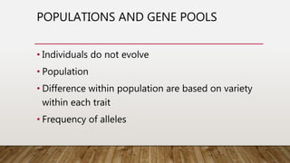 Evolutionary synthesis and hardy weinberg theorem | PPT