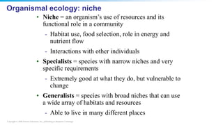 Evolution, Biodiversity, and Population ecology | PPTX
