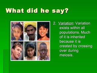 Evolution by natural selection | PPT