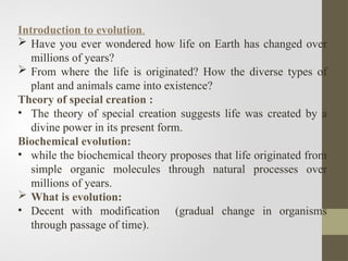 Evolution chapter # 24.pptx. slides ppt | PPTX