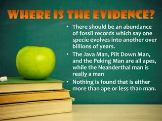 Evolution versus Christianity | PPTX