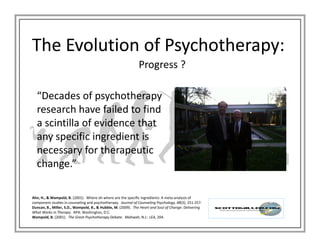 What are the Core Tasks of Psychotherapy? A Presentation for the 2013 ...