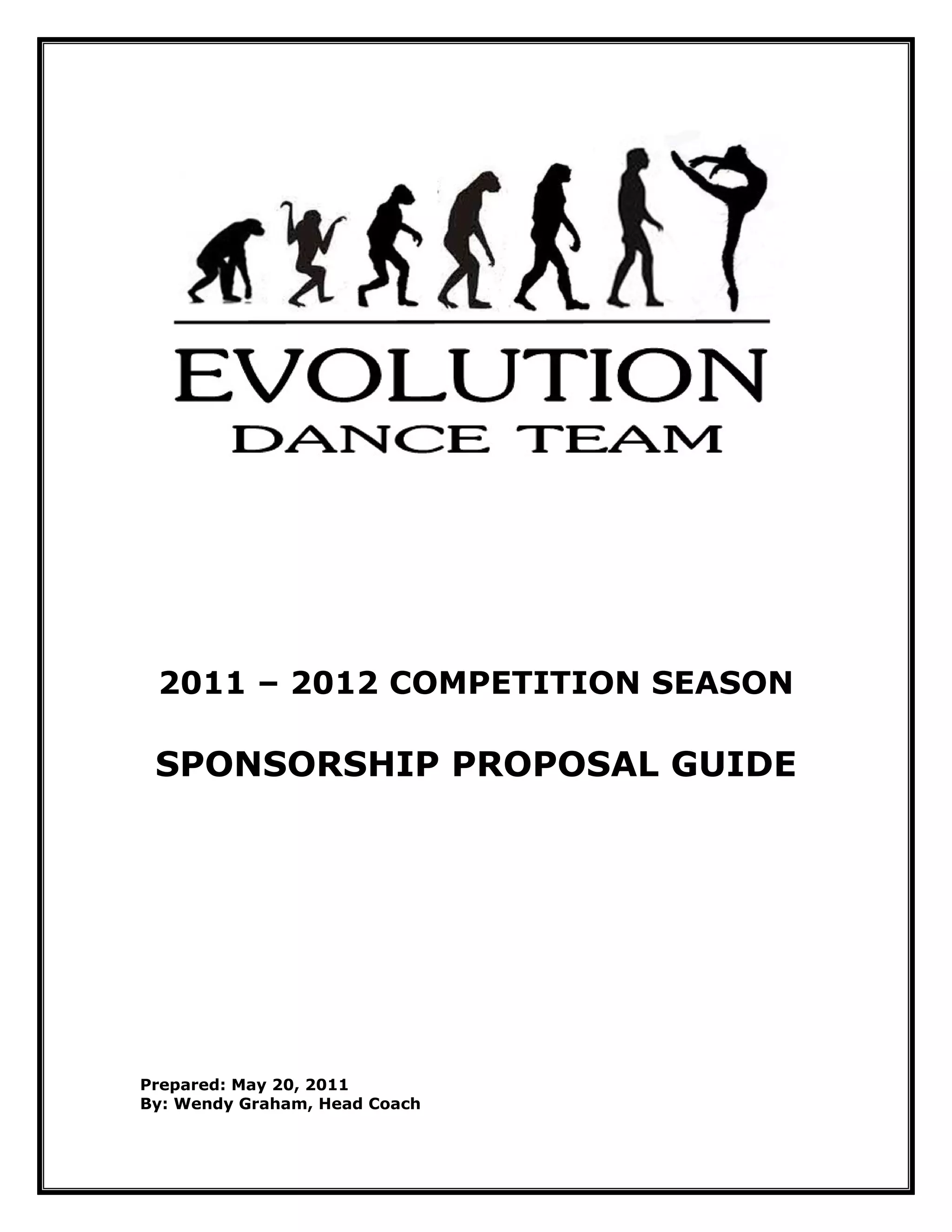 Evolution+dance+team+sponsorship+proposal+2011 2012 | PDF
