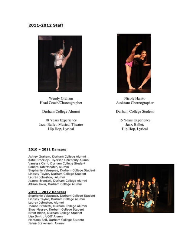 Evolution+dance+team+sponsorship+proposal+2011 2012 | PDF