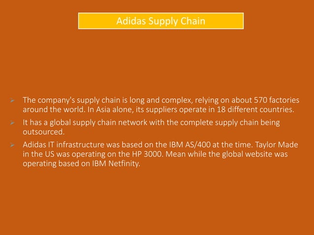 Adidas Organizational Analysis | PPTX | Large Business | Business
